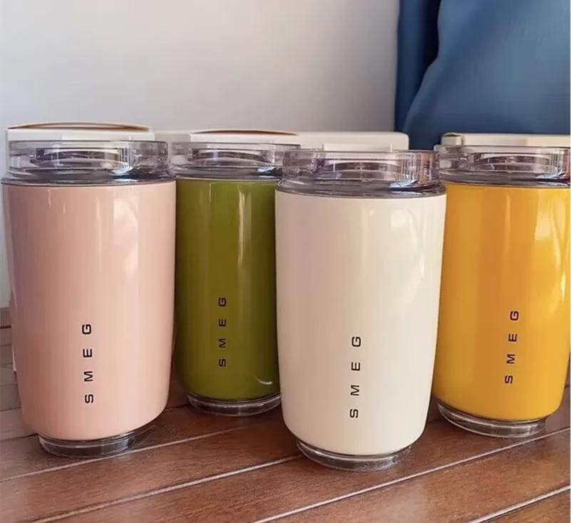 SMEG DESIGN 240ml Stainless Steel Water Bottles Insulated Water Bottles ...