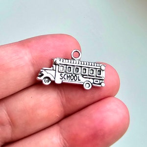 School Bus Charm - Etsy