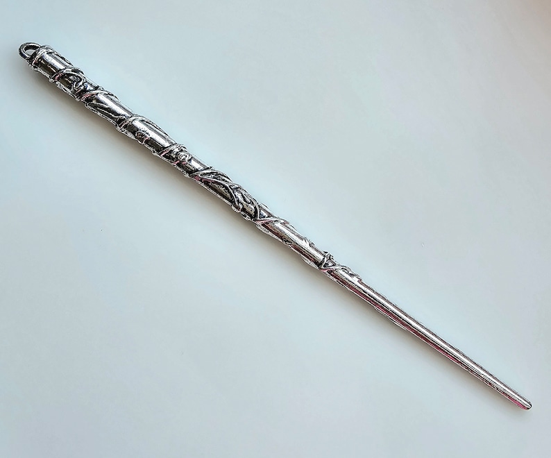 Zinc Alloy Silver, Harry Potter Wand Pendant - Etsy