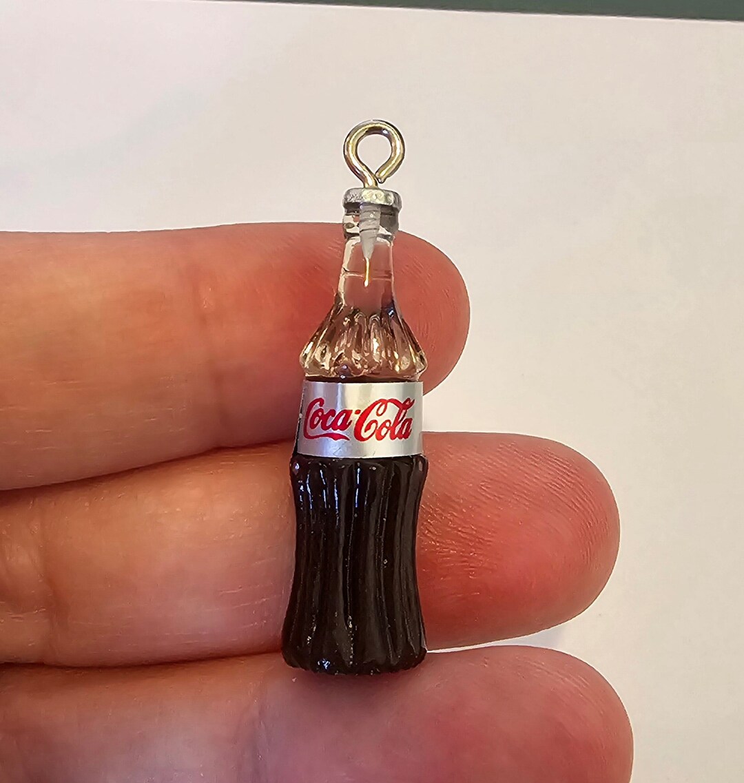 Resin Coca Cola Bottle Charm, Miniature Diet Coke Bottle Charm, Soda ...