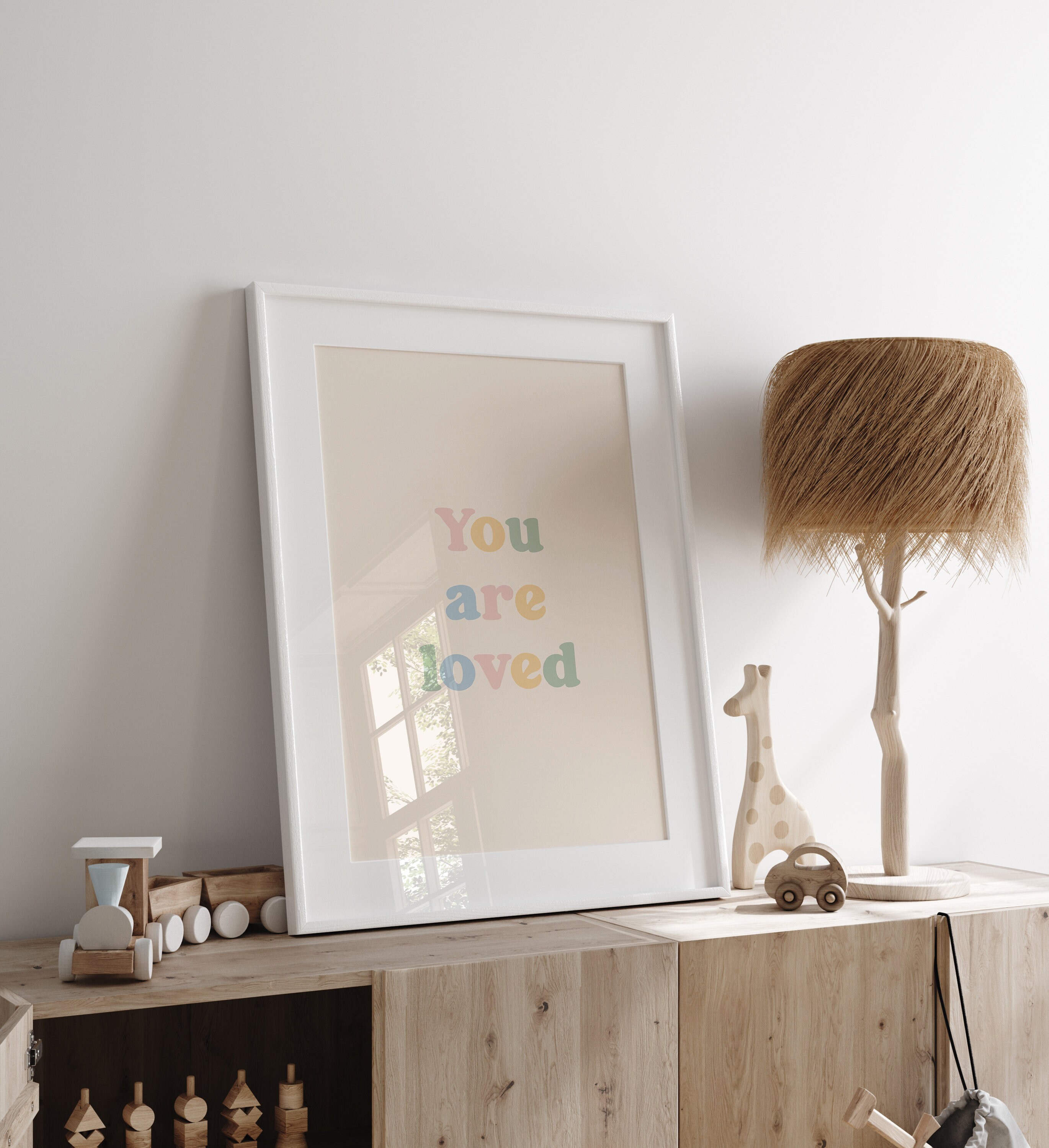You Are Loved, Printable Children's Wall Art, Kid's Digital Prints ...