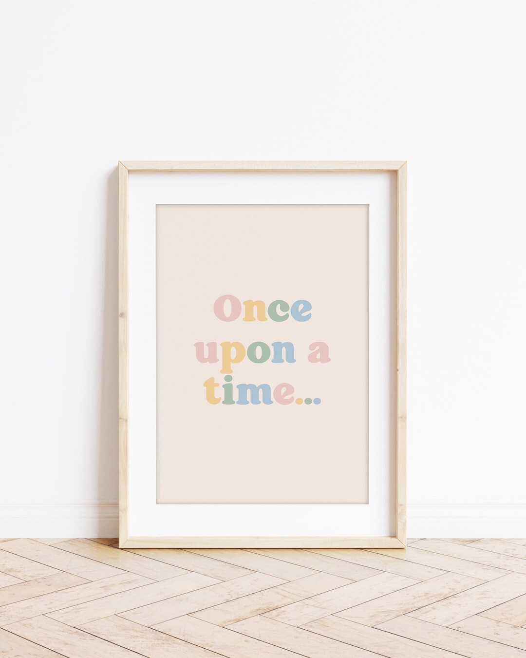 Once Upon A Time, Printable Children's Wall Art, Kids Downloadable ...