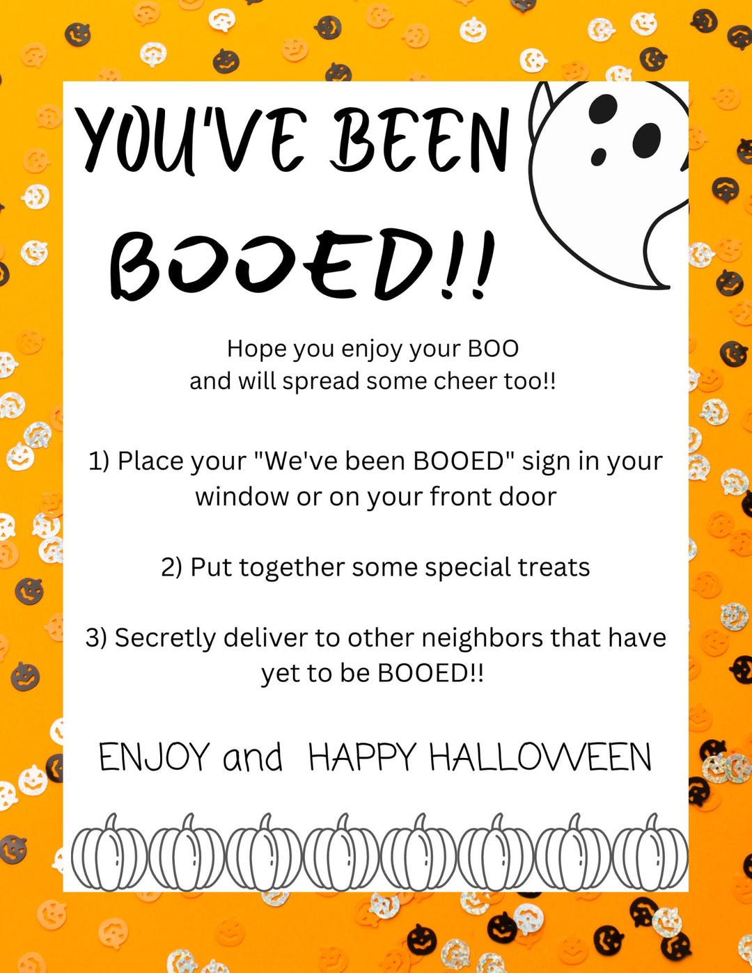 Boo Buckets Halloween Digital Printable | Cute Kids Boo Basket | Fun ...