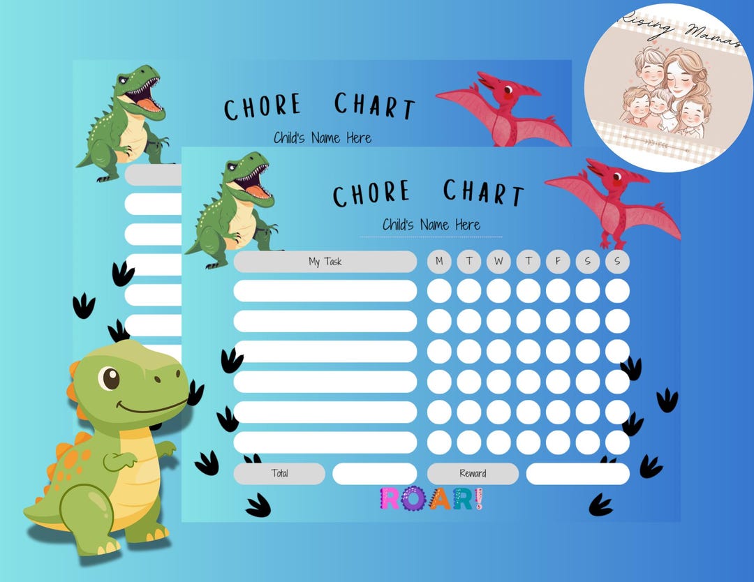 Editable Kids Chore Chart | Printable Reward Chart for Kids | Daily ...