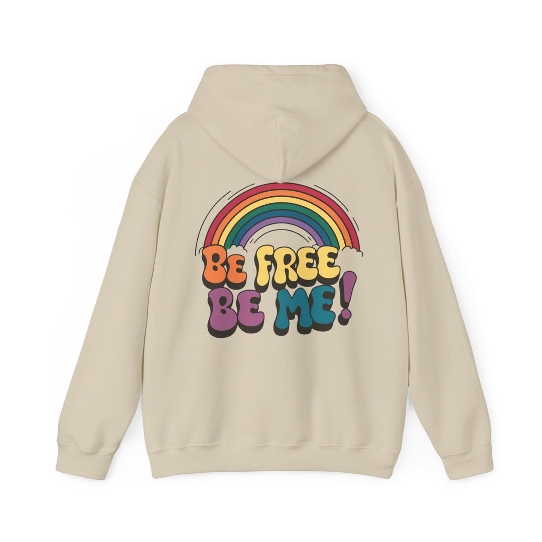 PRIDE Hoodie LGBTQIA Rainbow Gay Pride Month Hooded Sweatshirt Queer ...