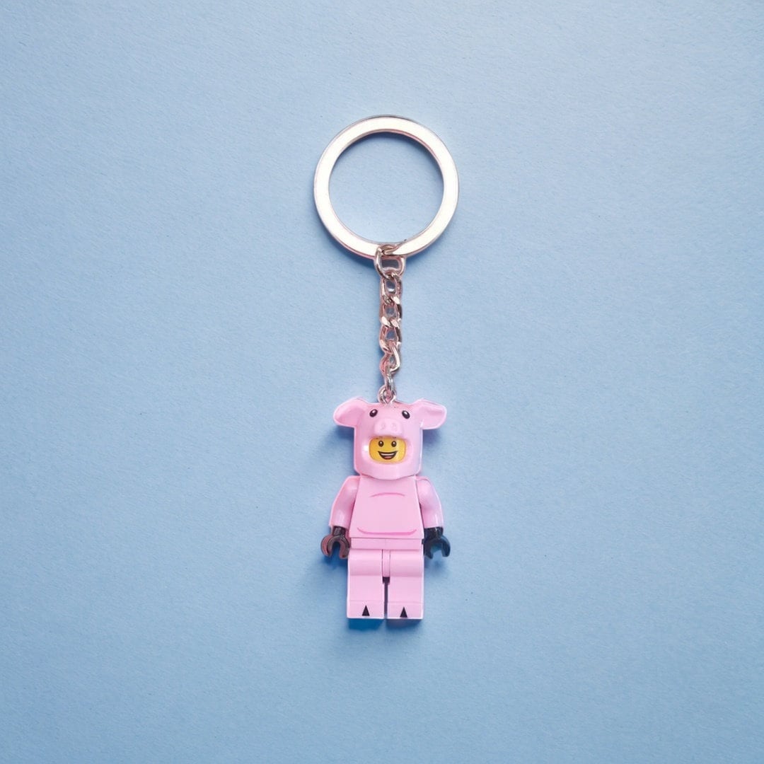 3D Mini Figure Keychain, Personalized Backpack Accessory, Superhero ...