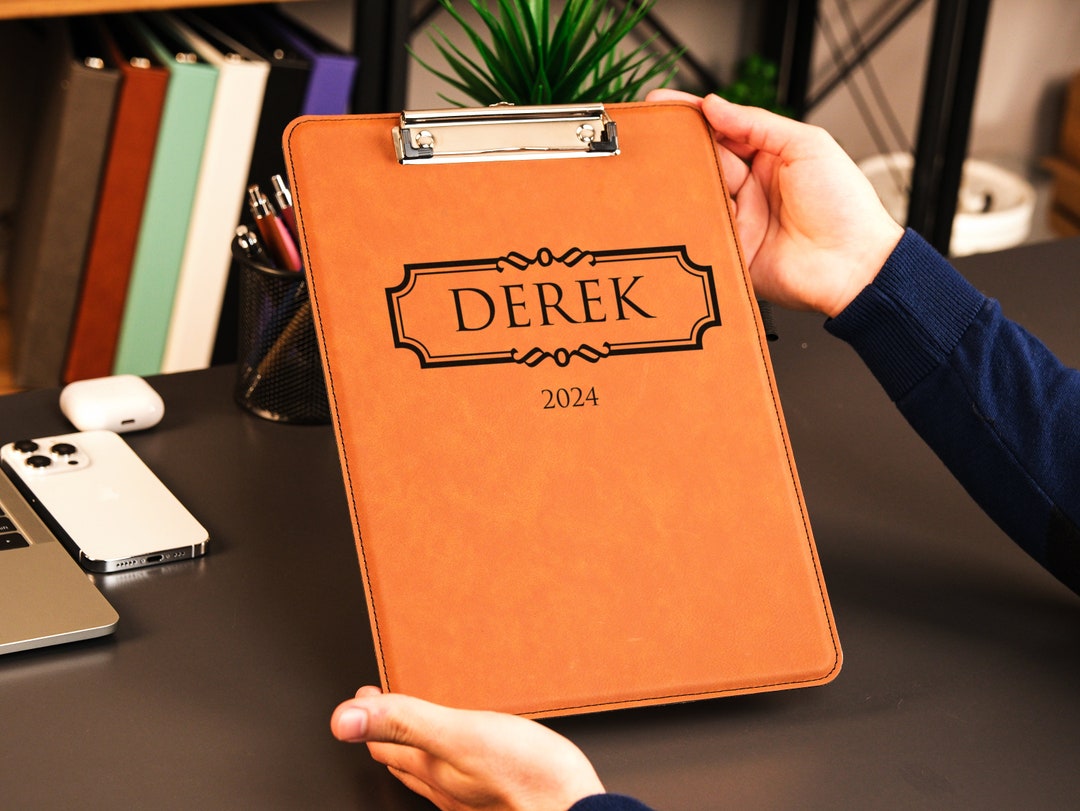 Personalized Clipboard, Personalized Leather Clipboard, Custom ...