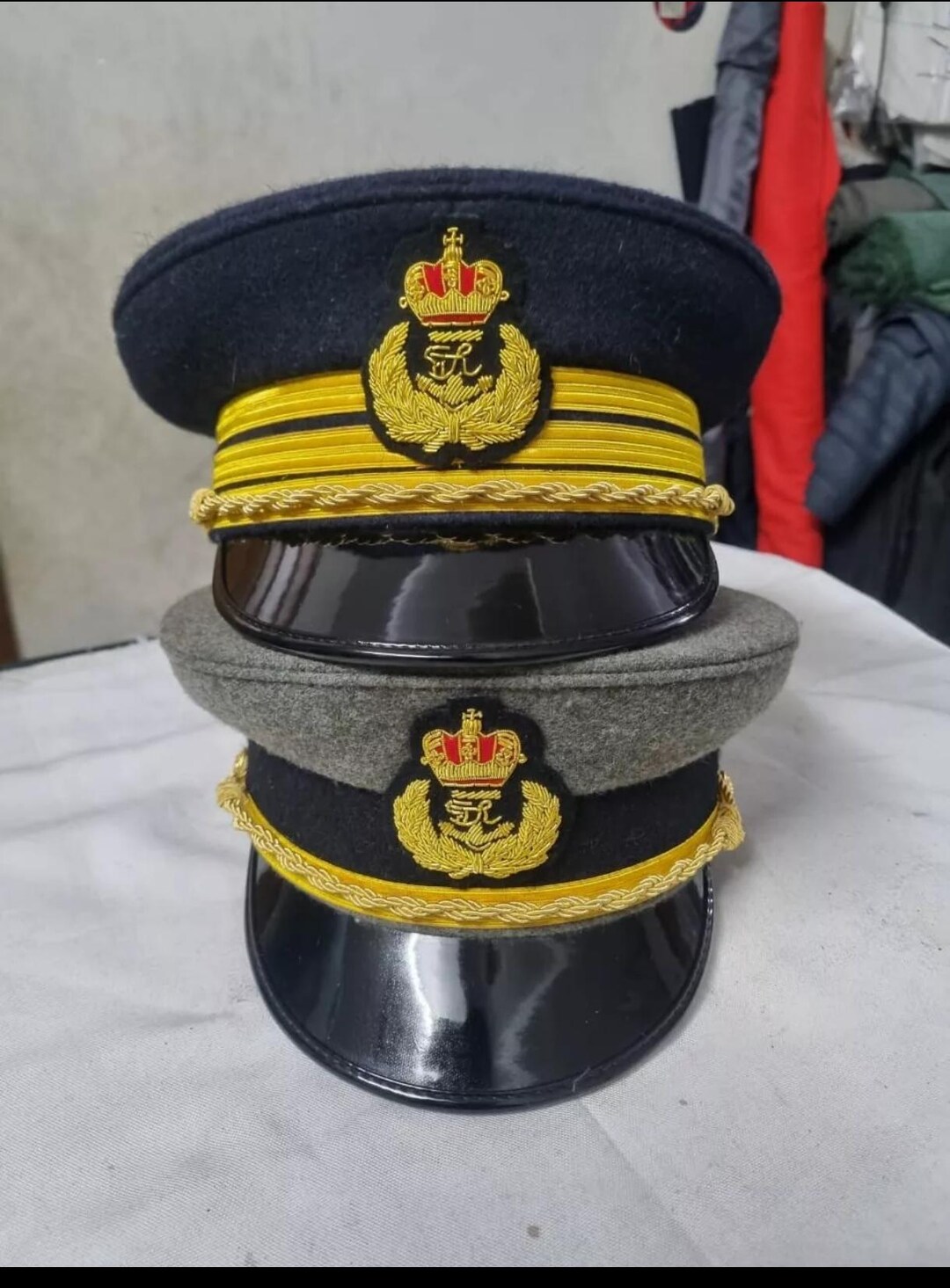 WW1 Imperial and Royal Austrian-hungarian Navy Officer's Hat Set of 2 ...