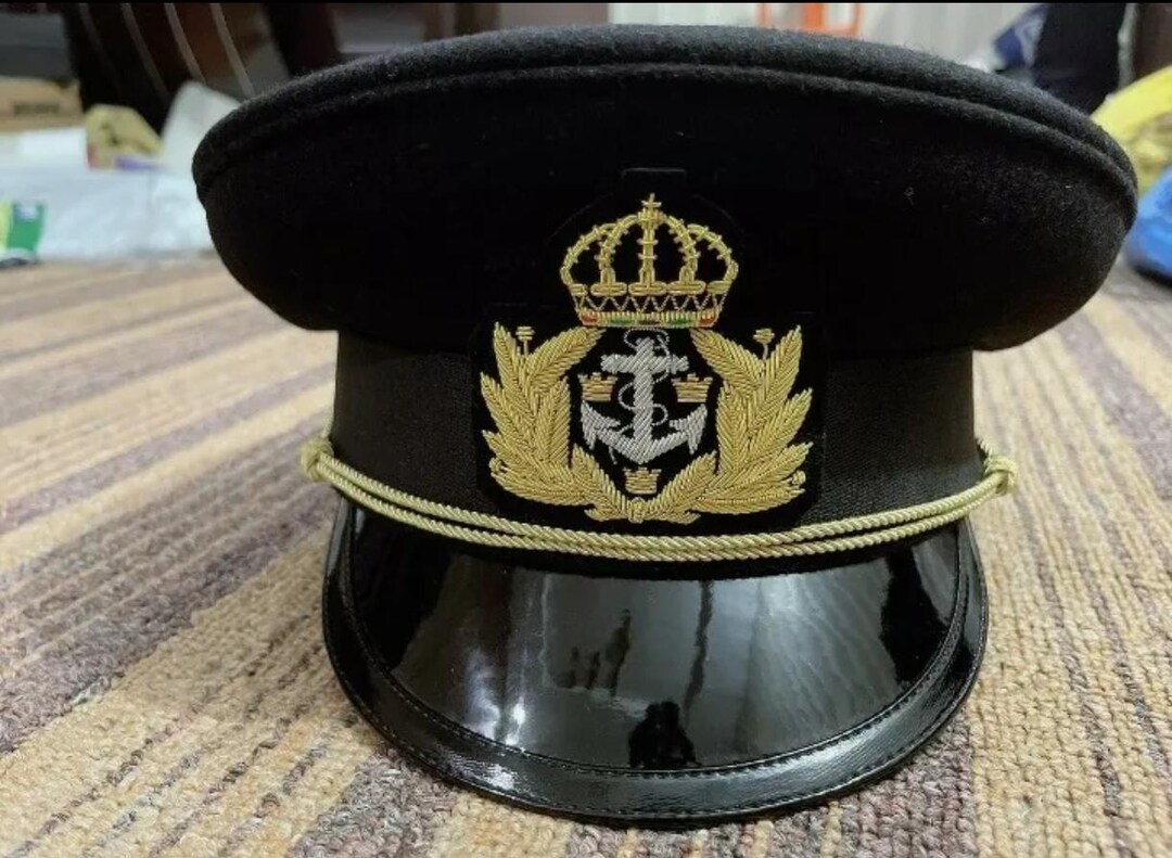 WW2 Sweden Royal Navy Officer Cap All Sizes Available - Etsy