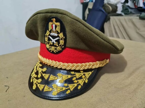 1964 Syria Army General Hat cap Reproduction High Quality All Sizes Available Etsy UK