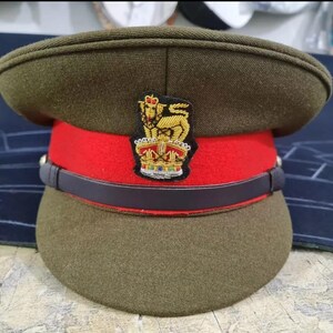 WW2 British Army General Staff Officers Peak Visor Cap Colonel and ...