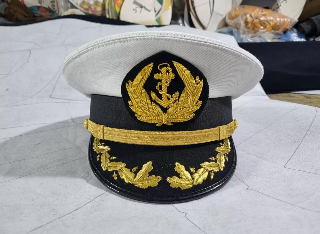 WW11 USA Navy Captain Visor Cap All Sizes Available - Etsy