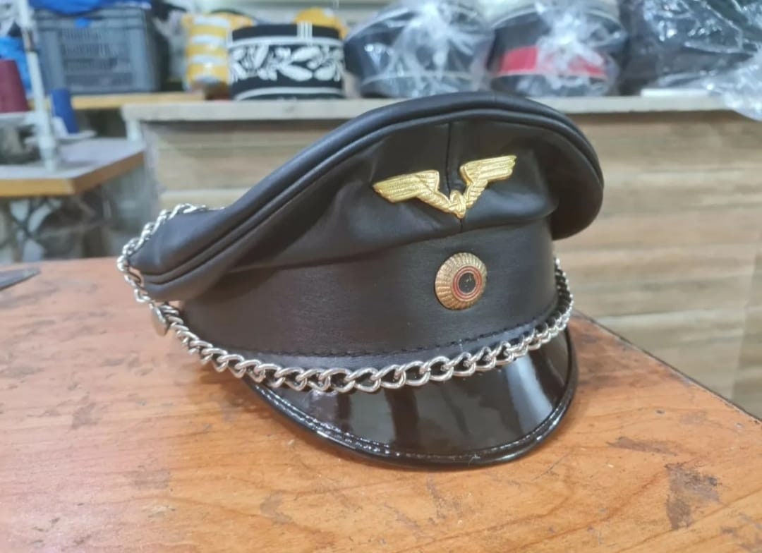 Genuine Leather Muir Army Caps in Two Different Styles - Etsy