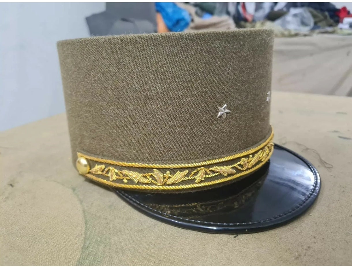 WW1 French Officer Kepi Cap Replica Handmade High Quality Kepi Not a ...