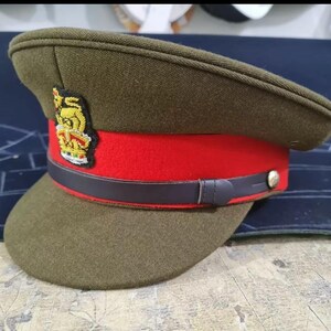WW2 British Army General Staff Officers Peak Visor Cap Colonel and ...
