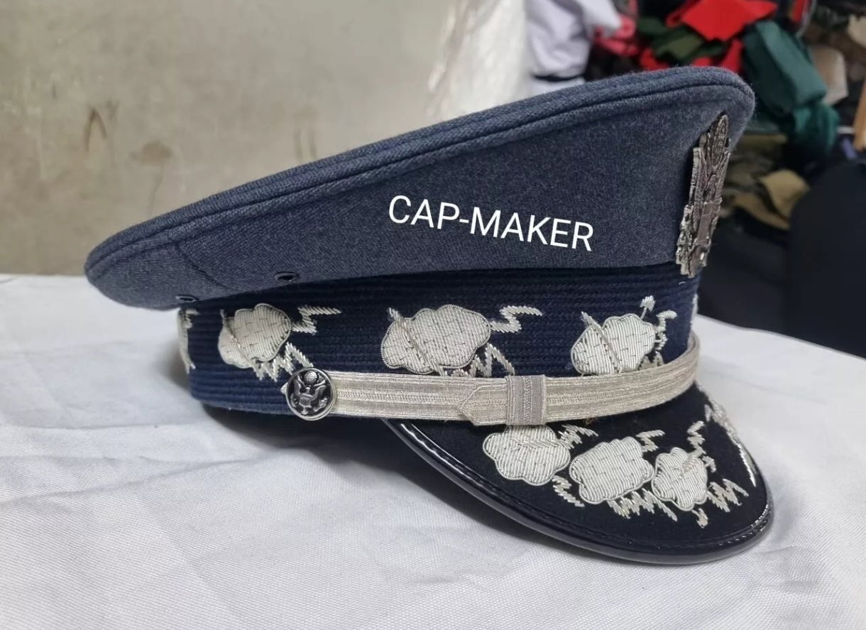 1960 USAF General Embroidery Visor Cap - Etsy