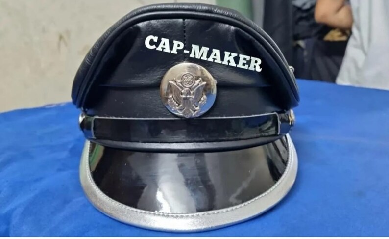 Finest Real Leather Bikers Muir Caps in 9 Different Style All Size ...