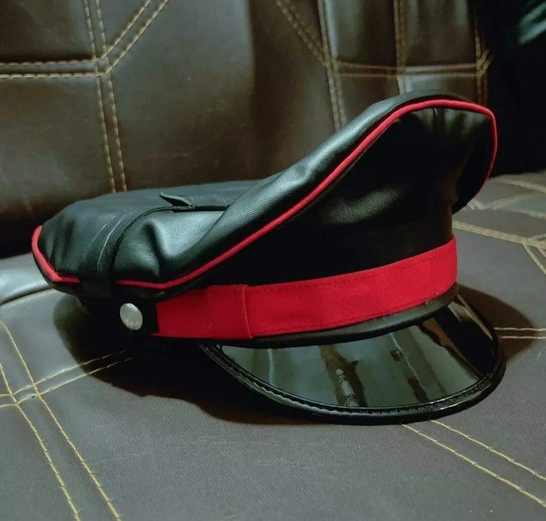 Finest Soft Leather Bikers Muir Caps All Size Available - Etsy