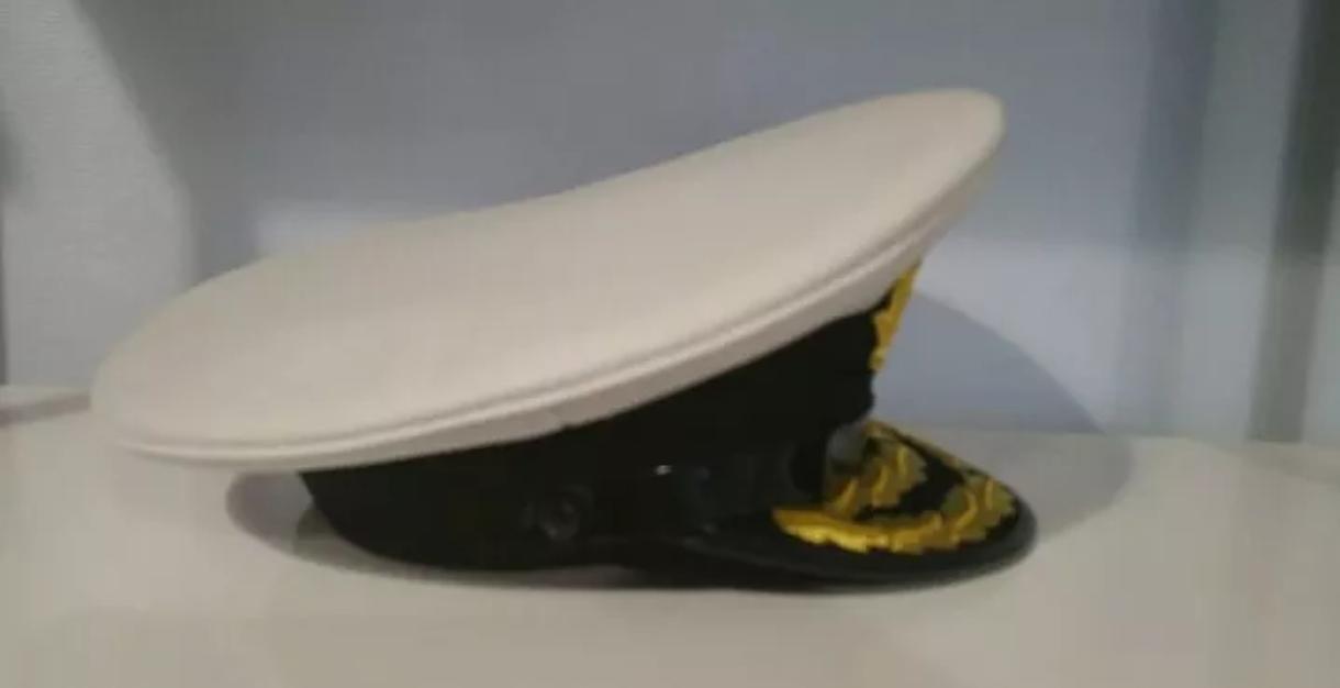 WW2 British Royal Navy Admiral Flag Officers Peaked Cap / Hat Replica ...