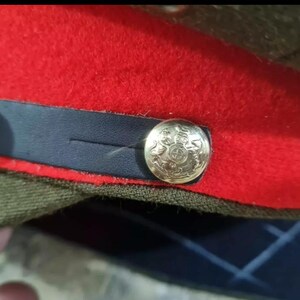 WW2 British Army General Staff Officers Peak Visor Cap Colonel and ...