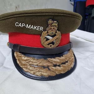 WW2 British Army General Officer' S Uuiform Peak Cap - Etsy
