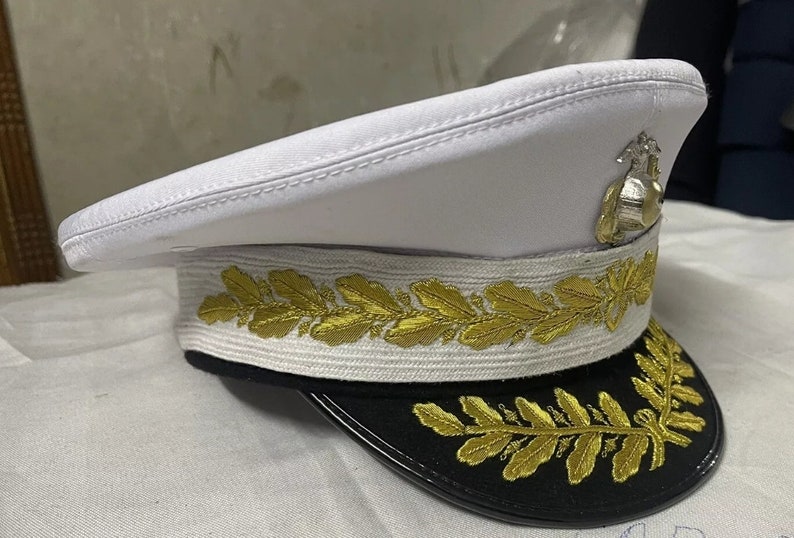 Vietnam Era WW2 Salute Uniforms USMC Commandant Dress White Hat All ...
