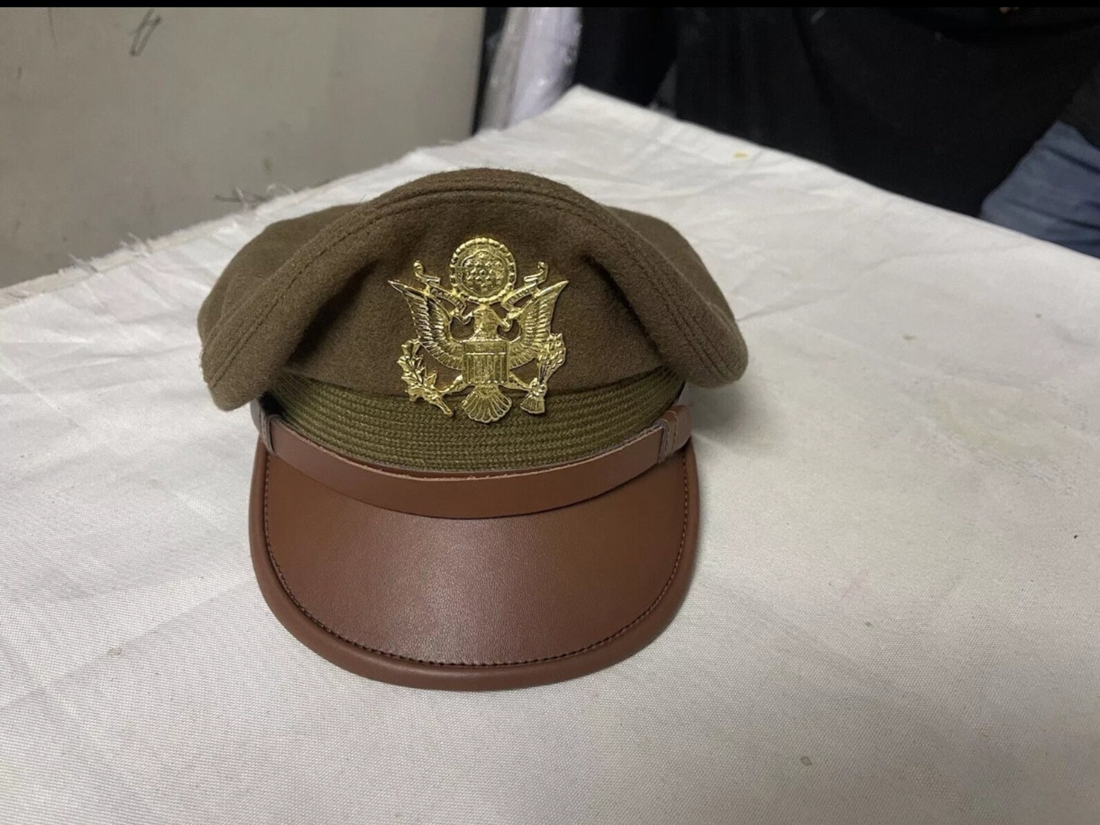 WW2 USA Army Officer Repo Peak Cap / Crusher All Sizes Available - Etsy