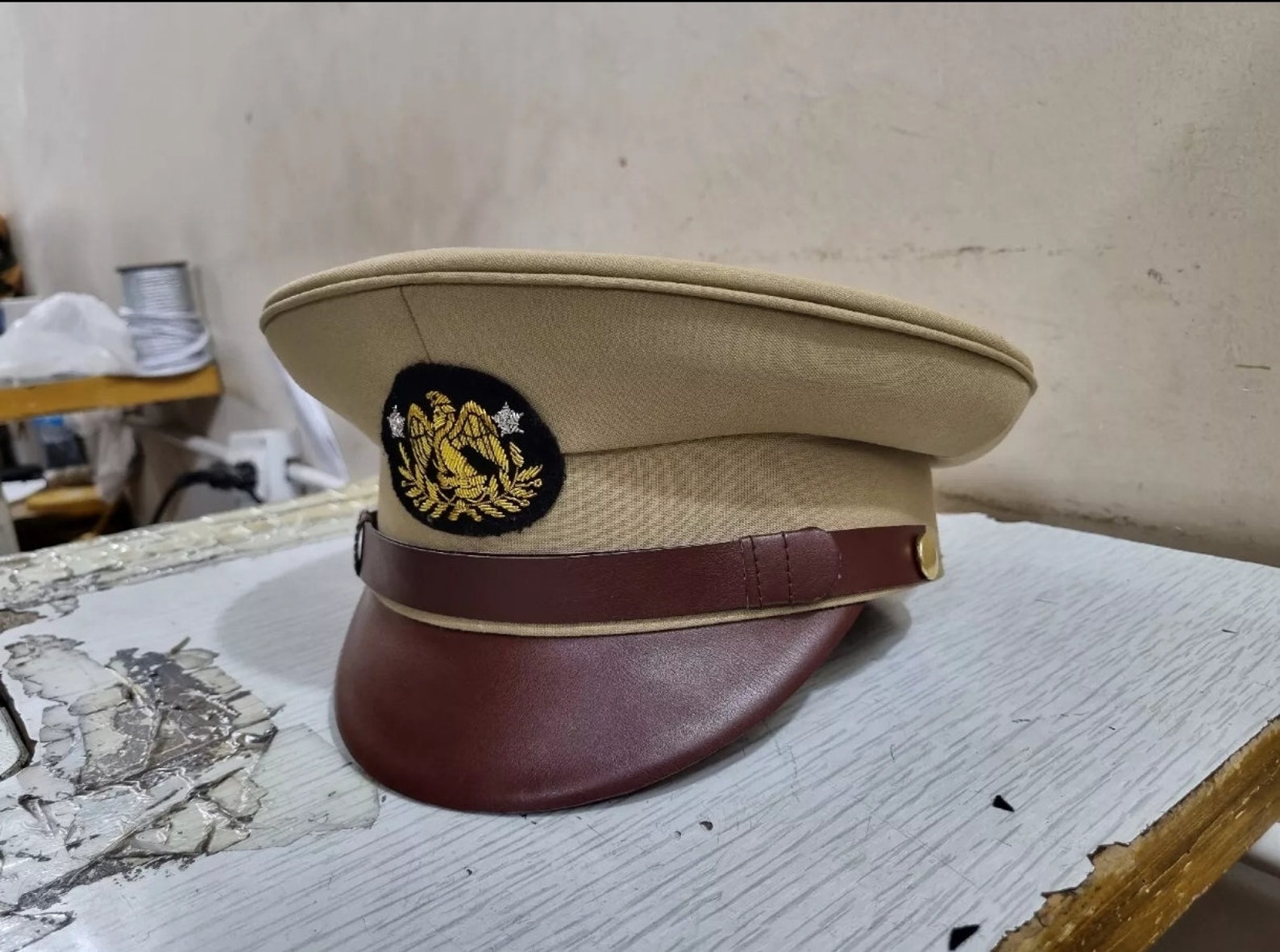 WW2 Mexican Army Military Officers Dress Visor Hat Cap All Size - Etsy
