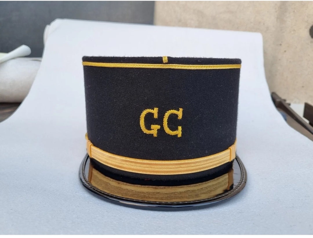 1935 French Gendarme Hat, Police Uniform Cap, Garde Champetre Kepi - Etsy