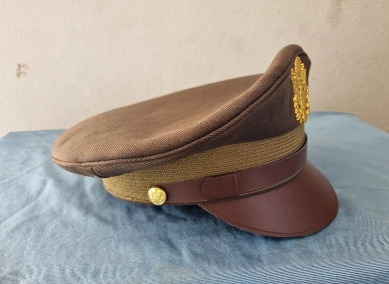WW2 USA USAAF Officers Uniform Visor Hat Crusher Stylw Cap All Size ...