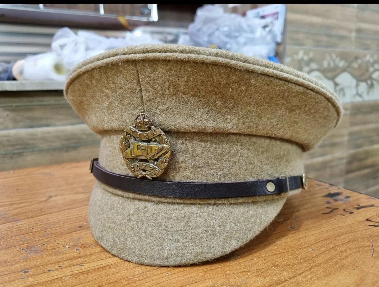 WW1 British Army 1917 Dated Tank Corps Wool Trench Cap - Etsy