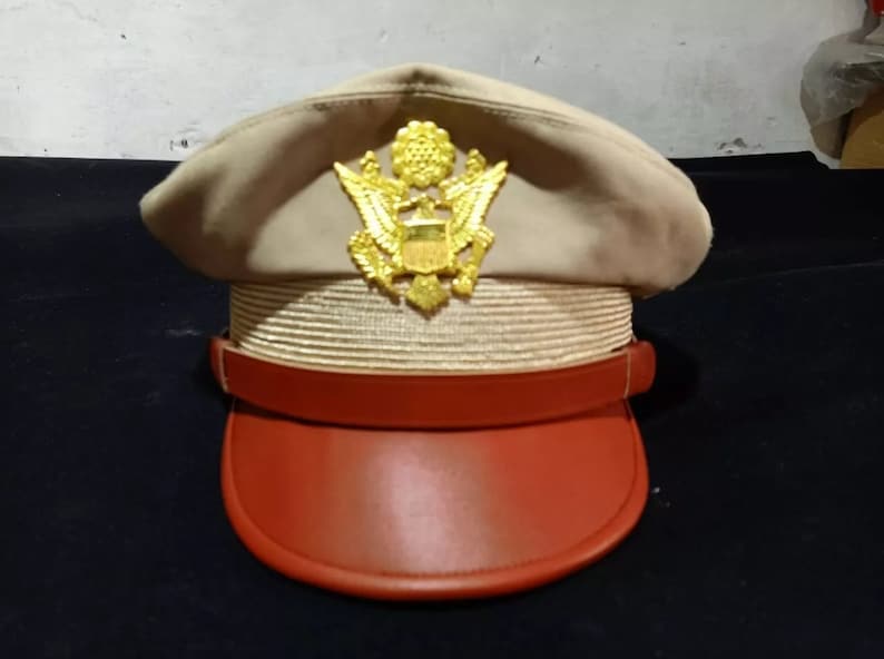 WW2 USA Army Officer Repo Peak Cap / Crusher All Sizes Available - Etsy