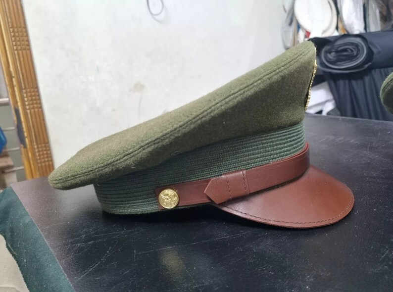 WW2 US Army Officer Visor Hat Cap All Sizes Available - Etsy