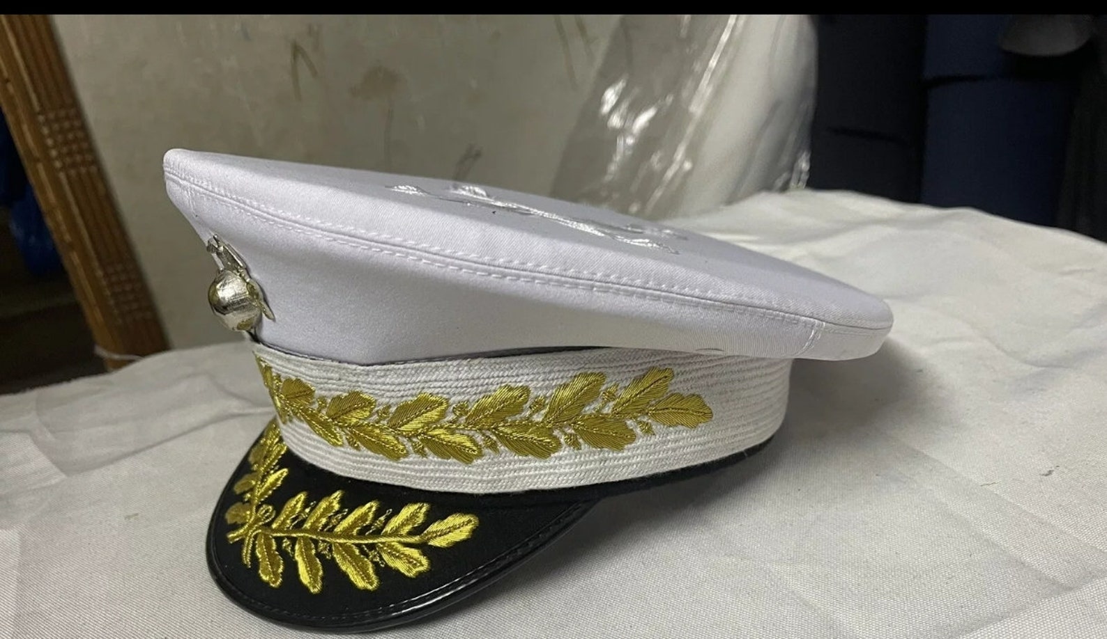 Vietnam Era WW2 Salute Uniforms USMC Commandant Dress White Hat All ...
