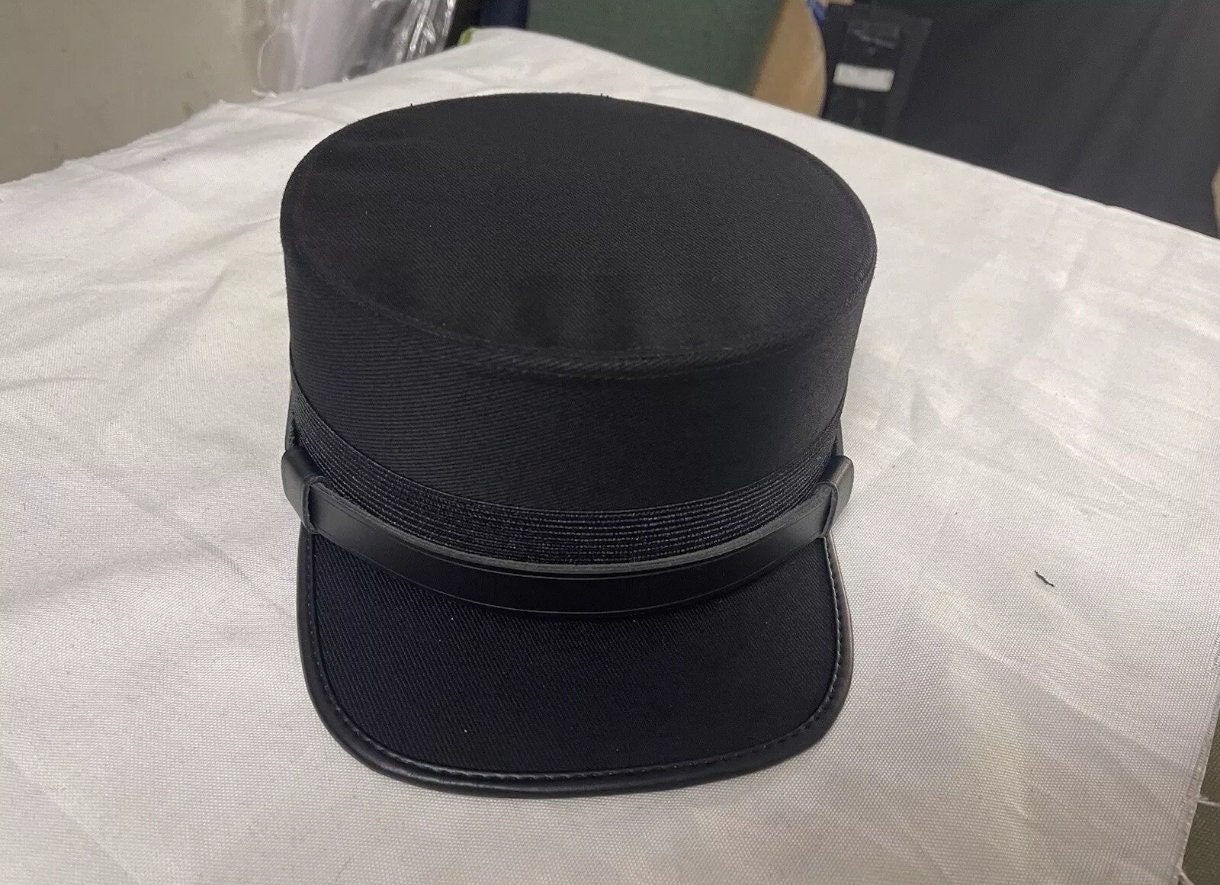 Train Conductor Railway Cap Railroad Officer Style Hat All Sizes ...