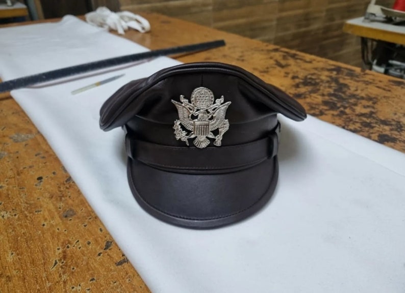 Finest Real Leather Bikers Muir Caps in 9 Different Style All Size ...