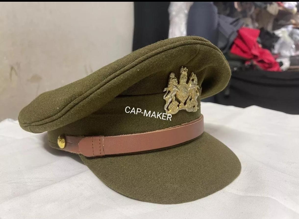 WW2 British Army Officers General Service Corps Peaked Cap All Sizes ...