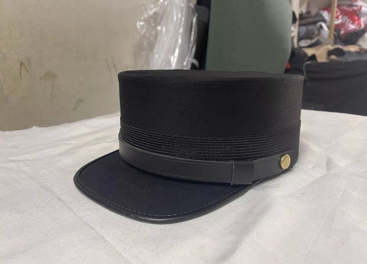 Train Conductor Railway Cap Railroad Officer Style Hat All Sizes ...