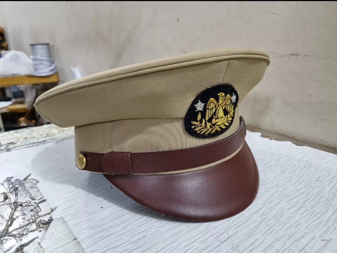 WW2 Mexican Army Military Officers Dress Visor Hat Cap All Size - Etsy