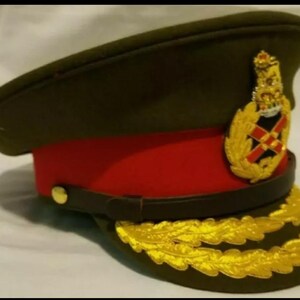 WW2 British UK Army Field Marshals Generals Officers Visor Hat Cap ...