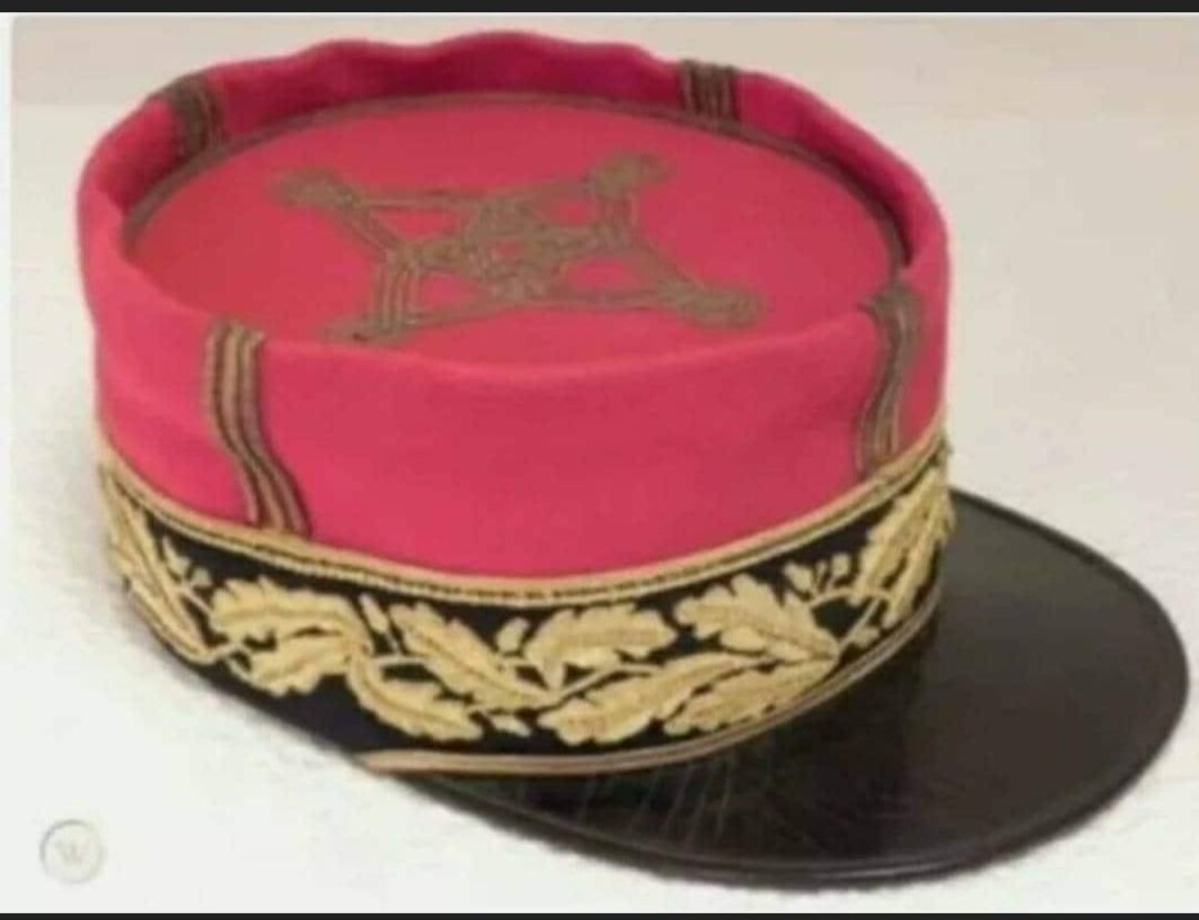 WW1 Rare French General Kepi Hat Visor Bullion Gold Replica Brand New ...