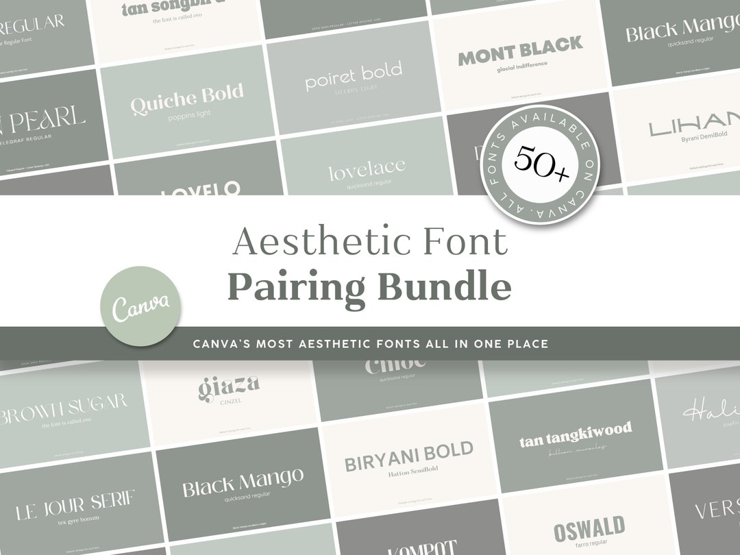 50+ Perfect Font Pairings | Canva Templates | Branding Templates ...