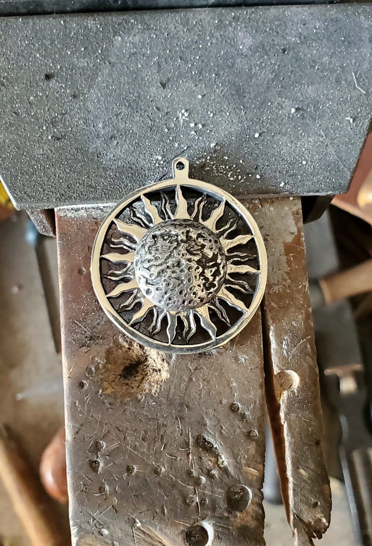 Commemorative 2024 Total Solar Eclipse Pendant - Etsy