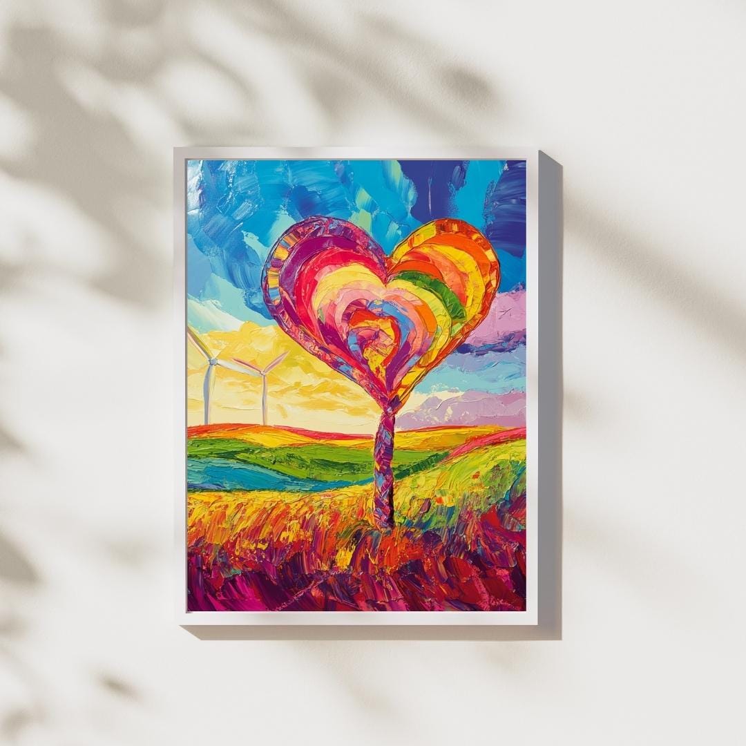 Wild Hearts Digital Art | SDG 7 Clean Energy Poster | AI Renewable ...