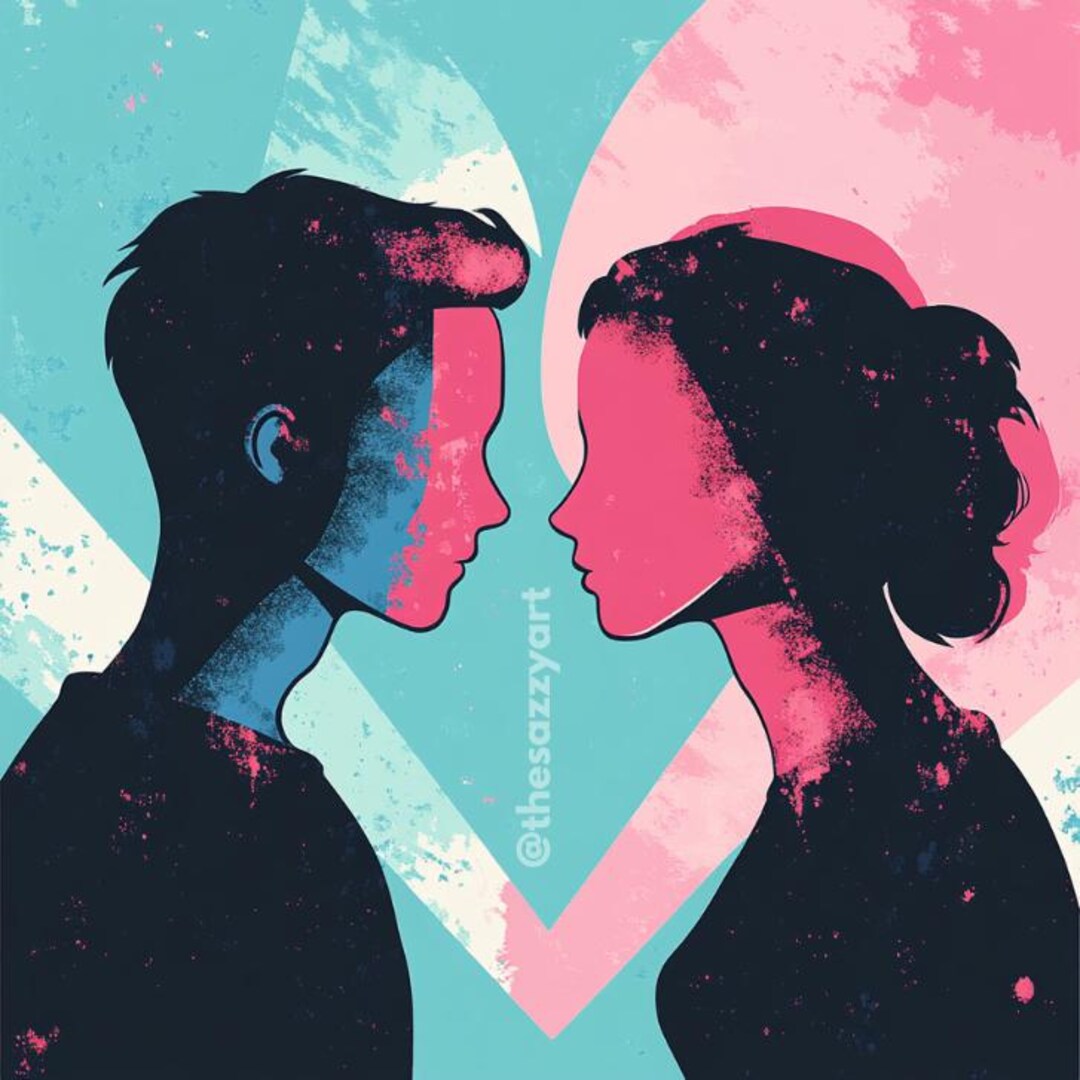 Equal Hearts Digital Art | SDG 5 Gender Equality Poster | Feminist Wall ...