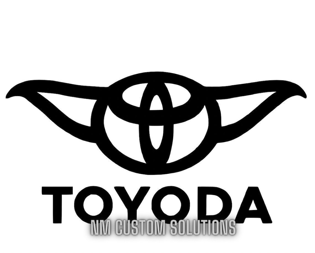 Yoda Decal, Yoda Sticker, Toyota Decal, Toyoda, Car Decal, Stanley ...