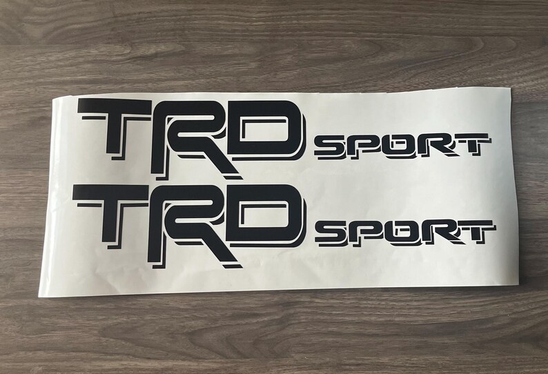 TRD Decals, TRD Sport, Toyota, Tundra, Trucks, Tacoma, TRD Stickers ...