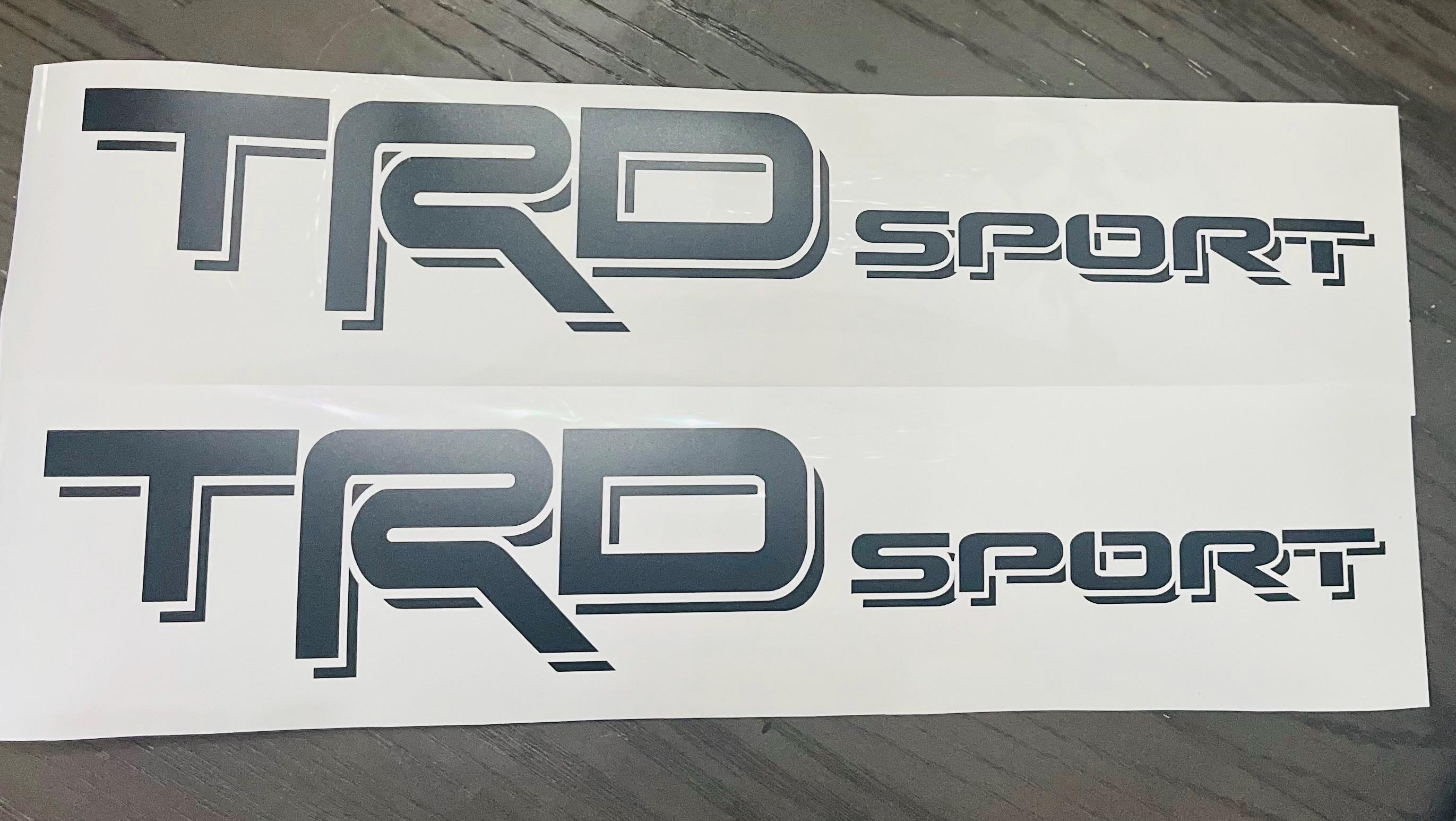 TRD Decals, TRD Sport, Toyota, Tundra, Trucks, Tacoma, TRD Stickers ...