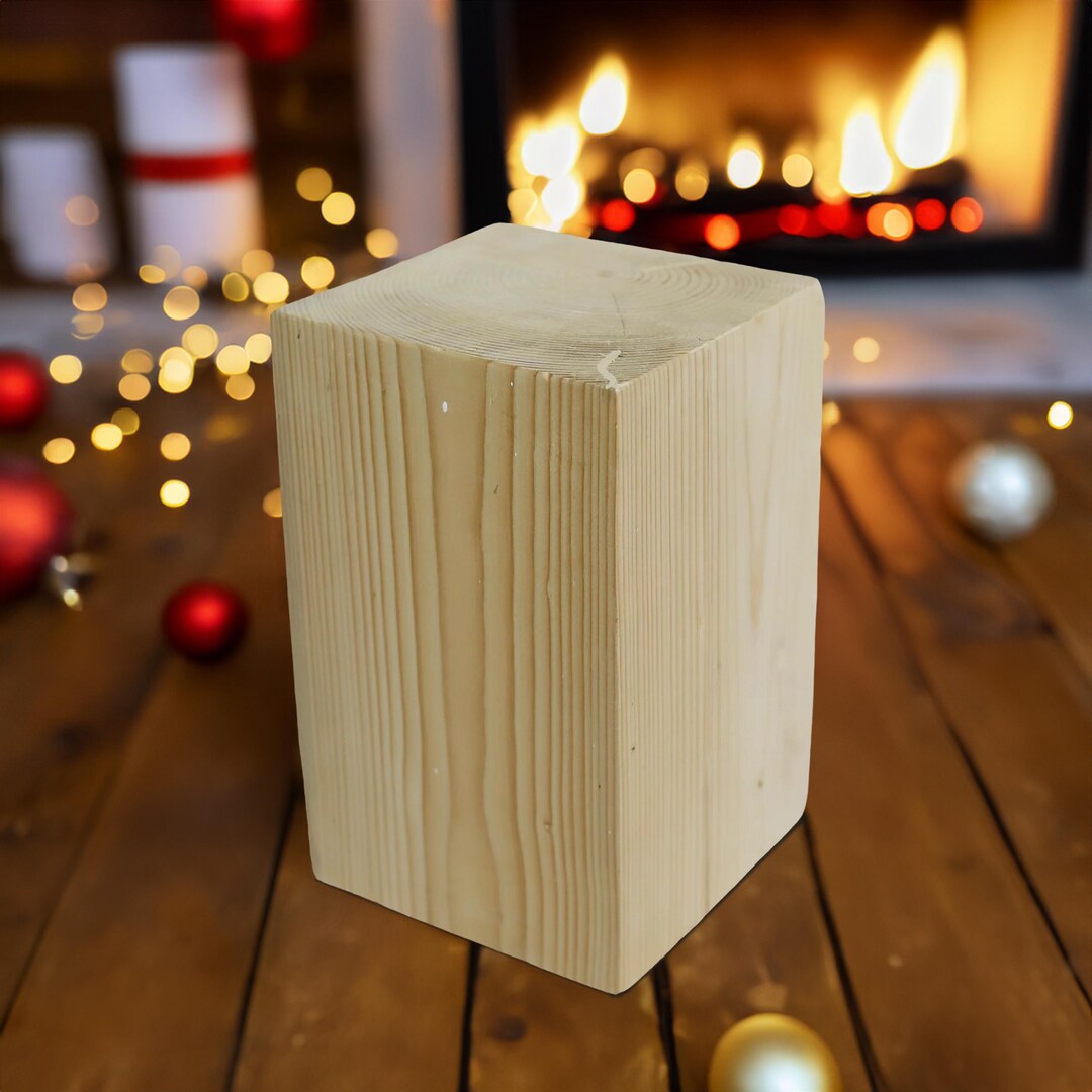 Pine Stump Table, Log Table, Bedside Table, Small Coffee Table, Rustic ...