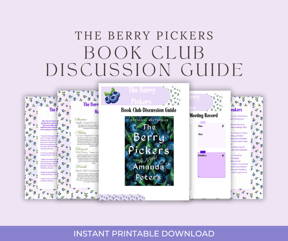 Book Club Discussion Guide Kit for "the Berry Pickers" by Amanda Peters ...